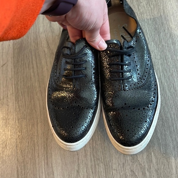 Shellys London | Shoes | Shellys London Leather Oxford Platform Sneaker ...